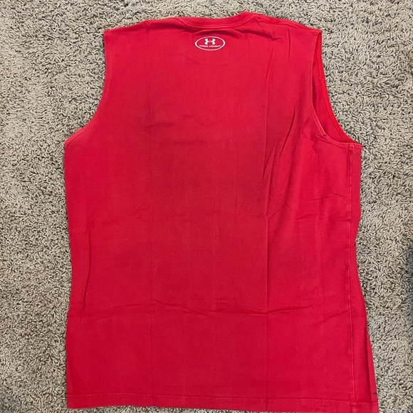 Under Armour | Shirts | Mens Under Armour Muscle Tank Redmedium | Poshmark